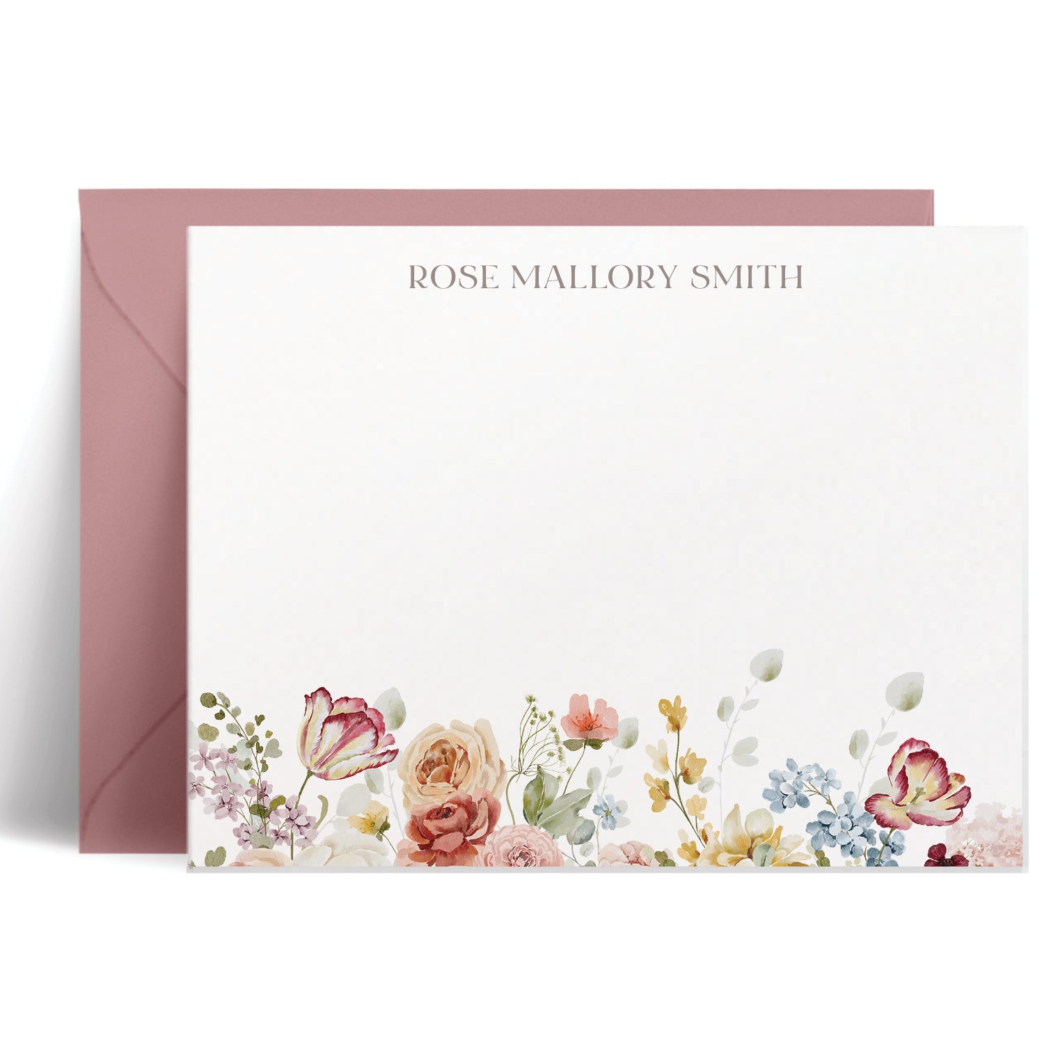 Rose Garden | Customized Note Cards | Curio Press