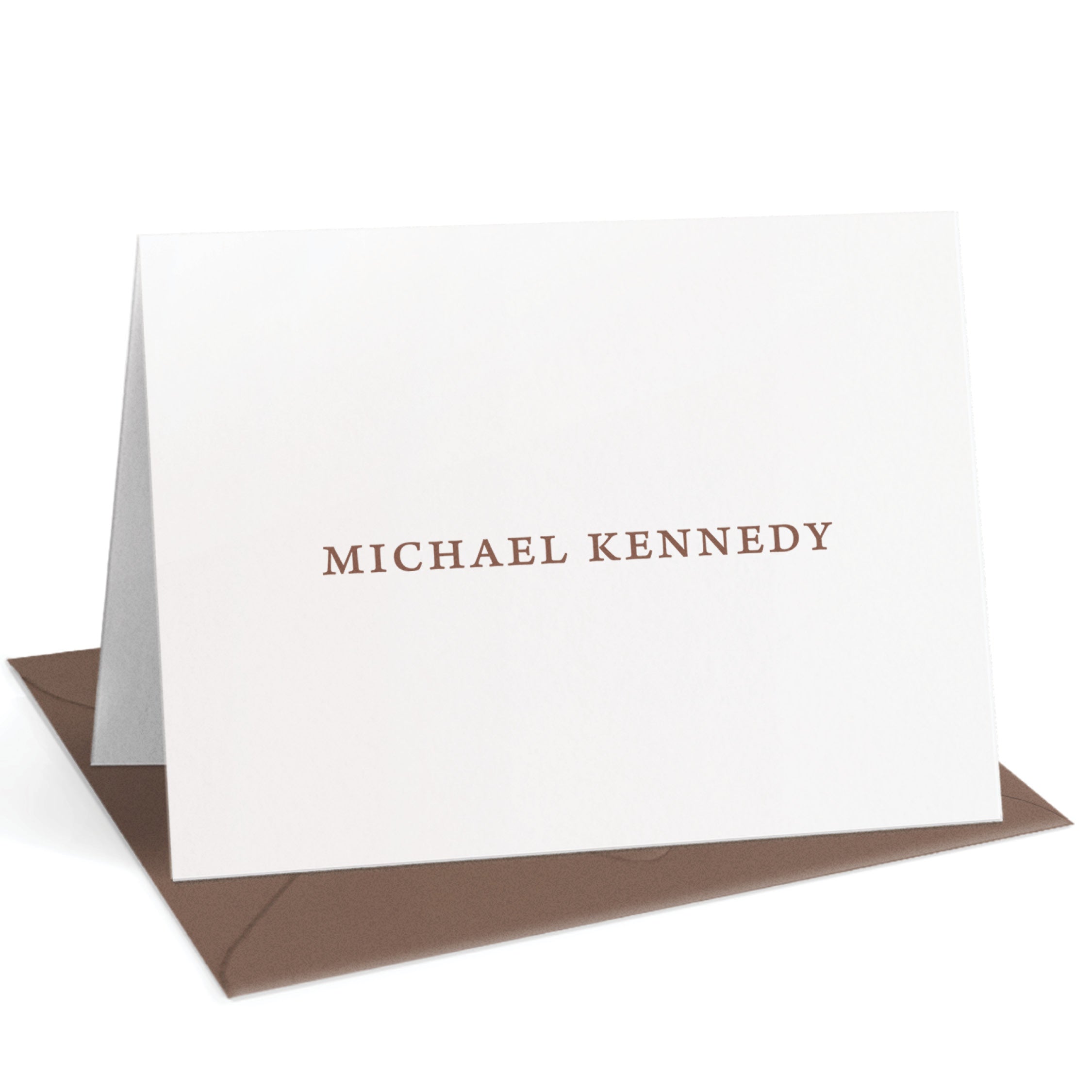 Simplicity | Customized Folded Note Cards | Curio Press