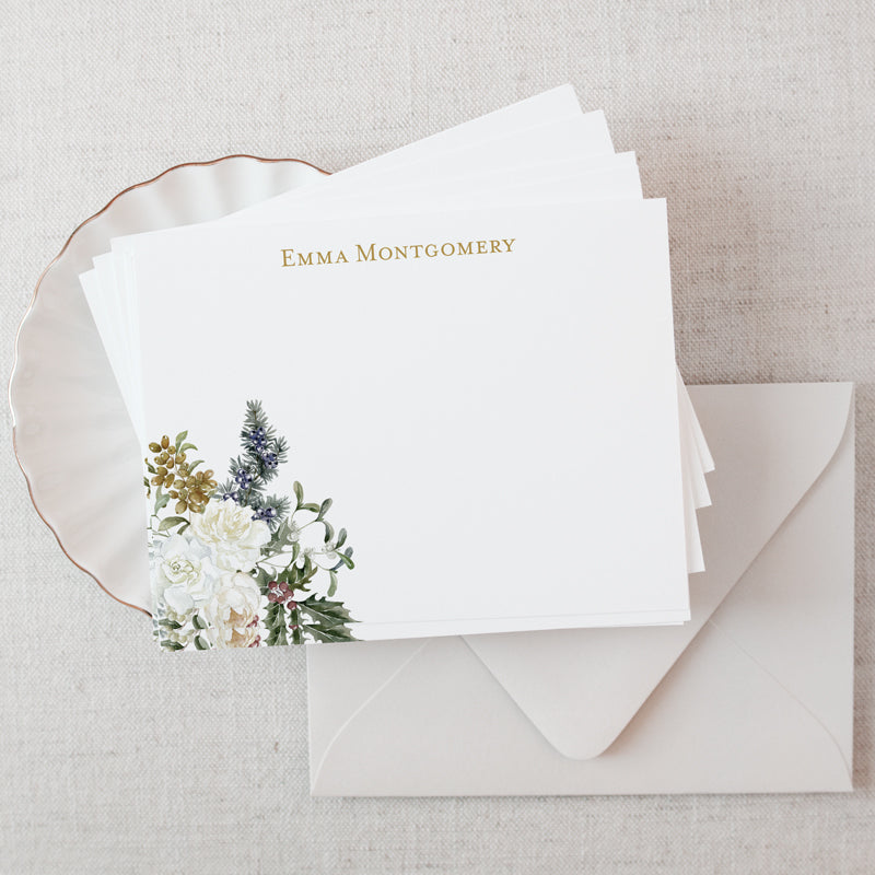 Personalized Note Cards for Christmas Gifts – Curio Press