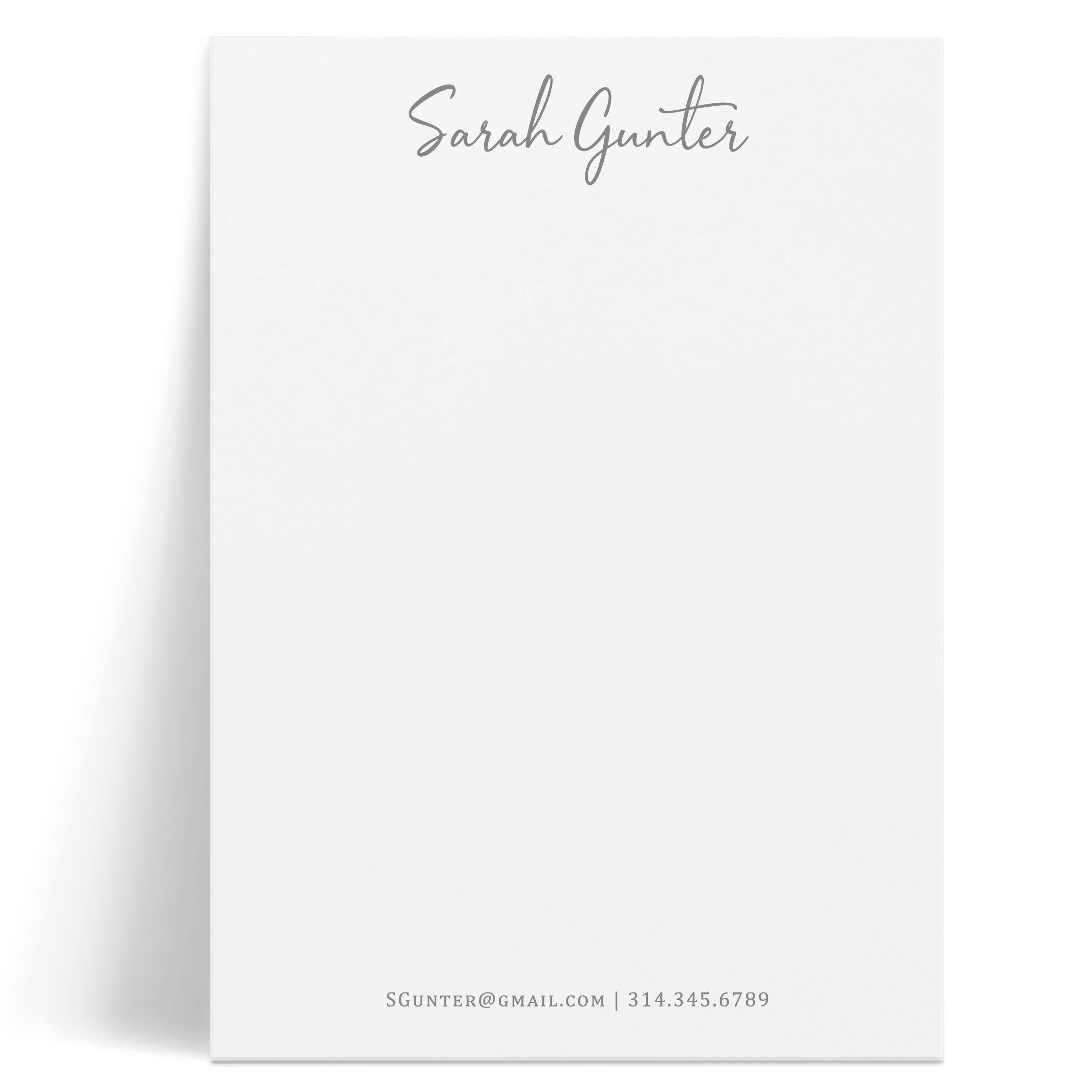 Sophisticated | Customized Notepad | Curio Press
