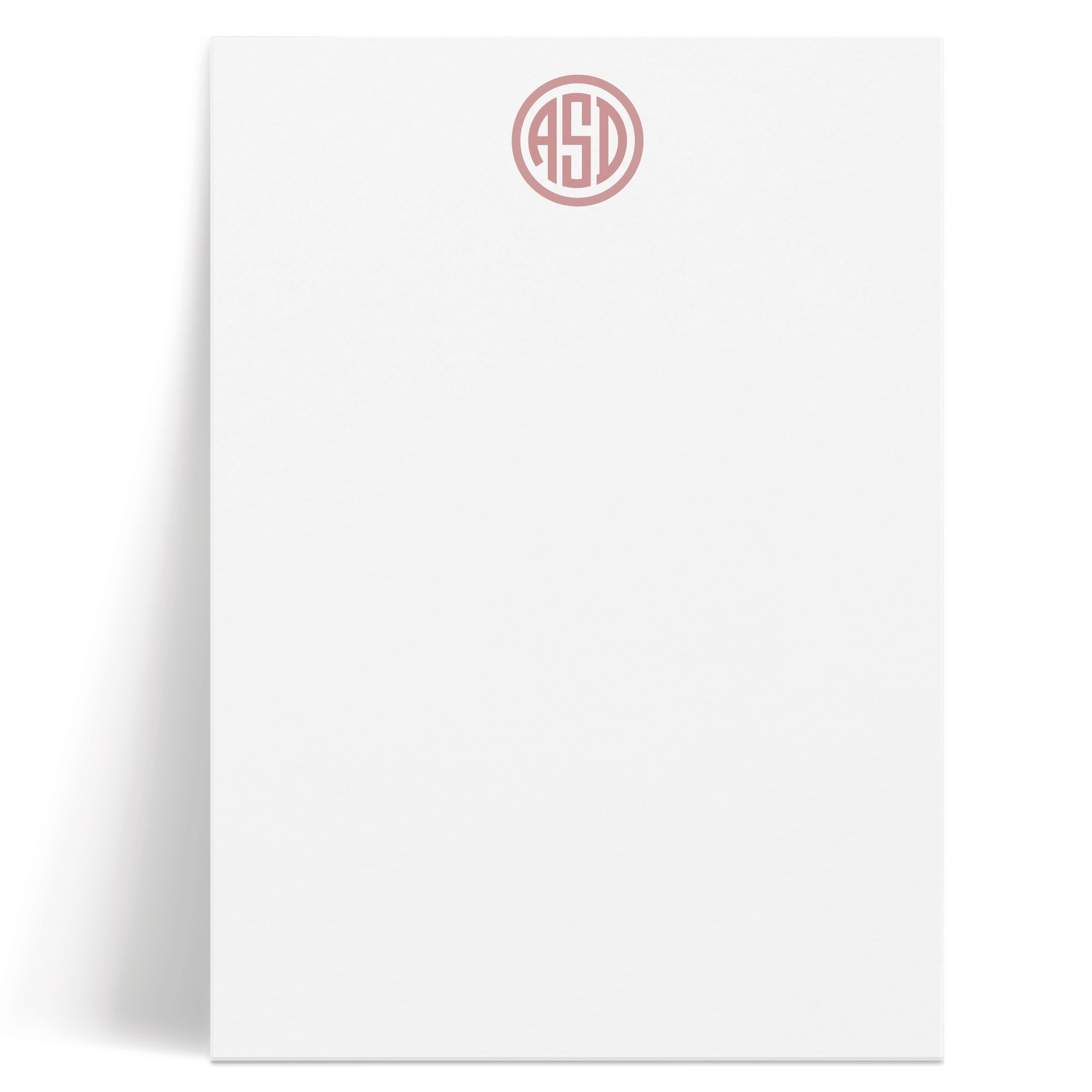 Preppy Monogram | Monogrammed Notepad | Curio Press