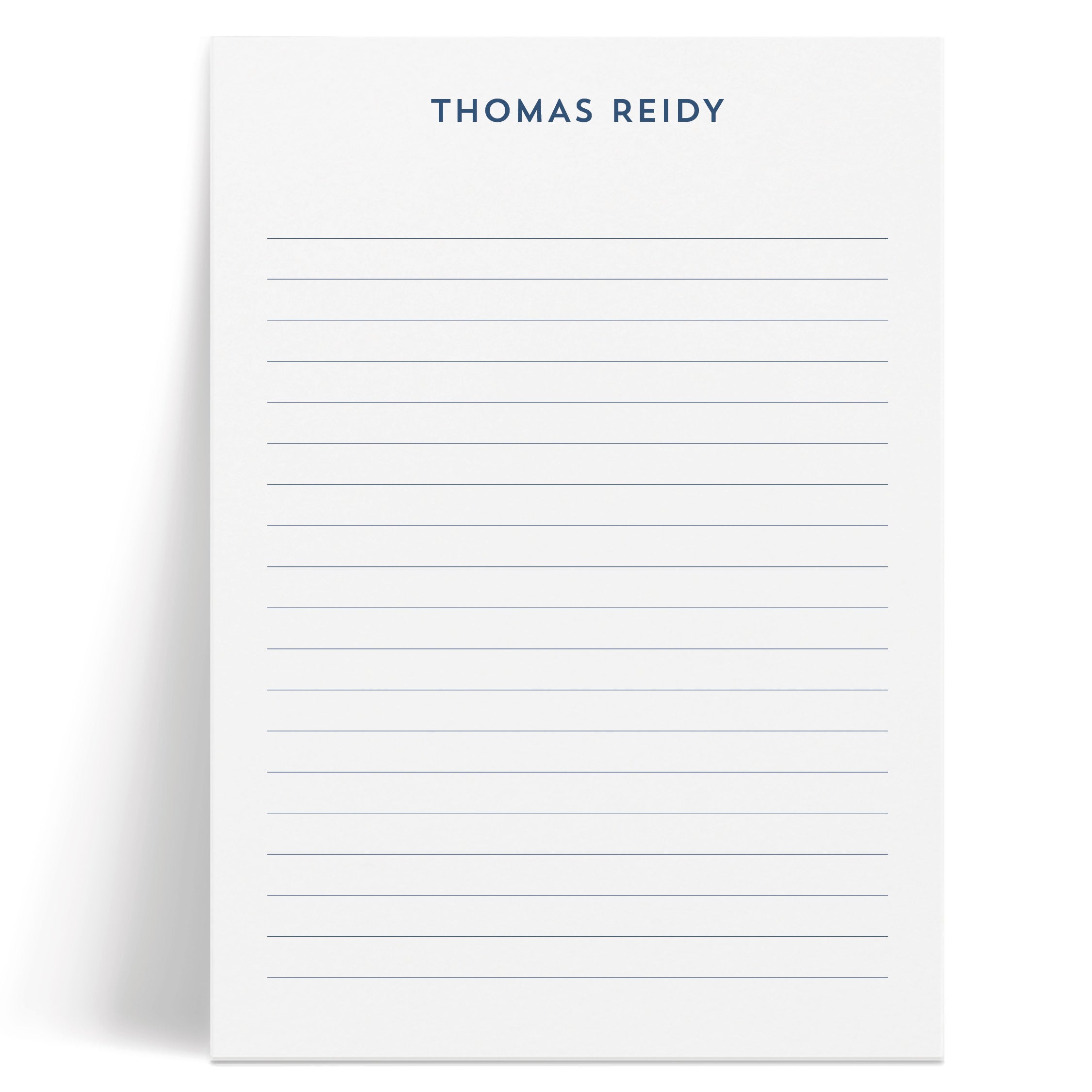 Minimalist | Personalized Notepad | Curio Press