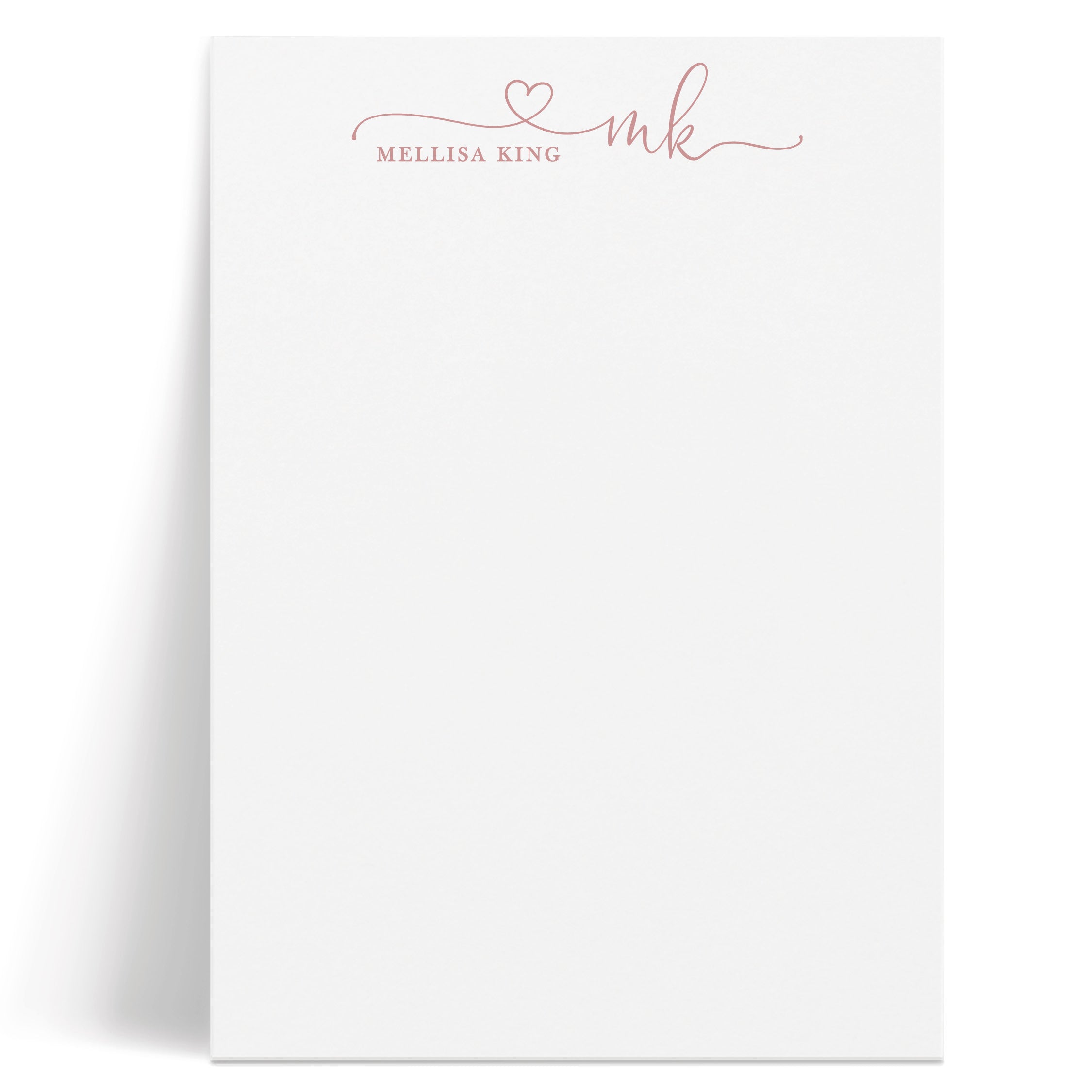 Precious Monogram | Monogrammed Notepad | Curio Press