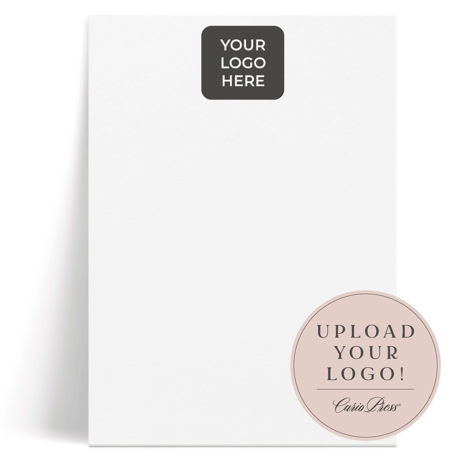 Your Business Logo | Custom Notepad | Curio Press
