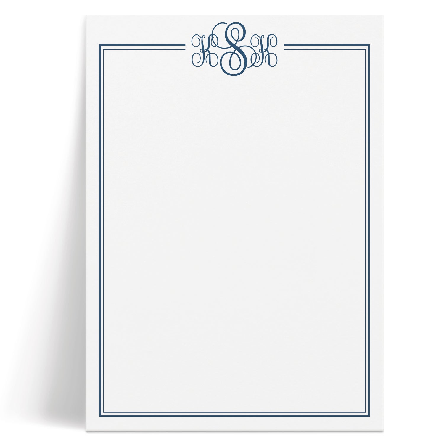 Classic Monogram | Monogrammed Notepad | Curio Press