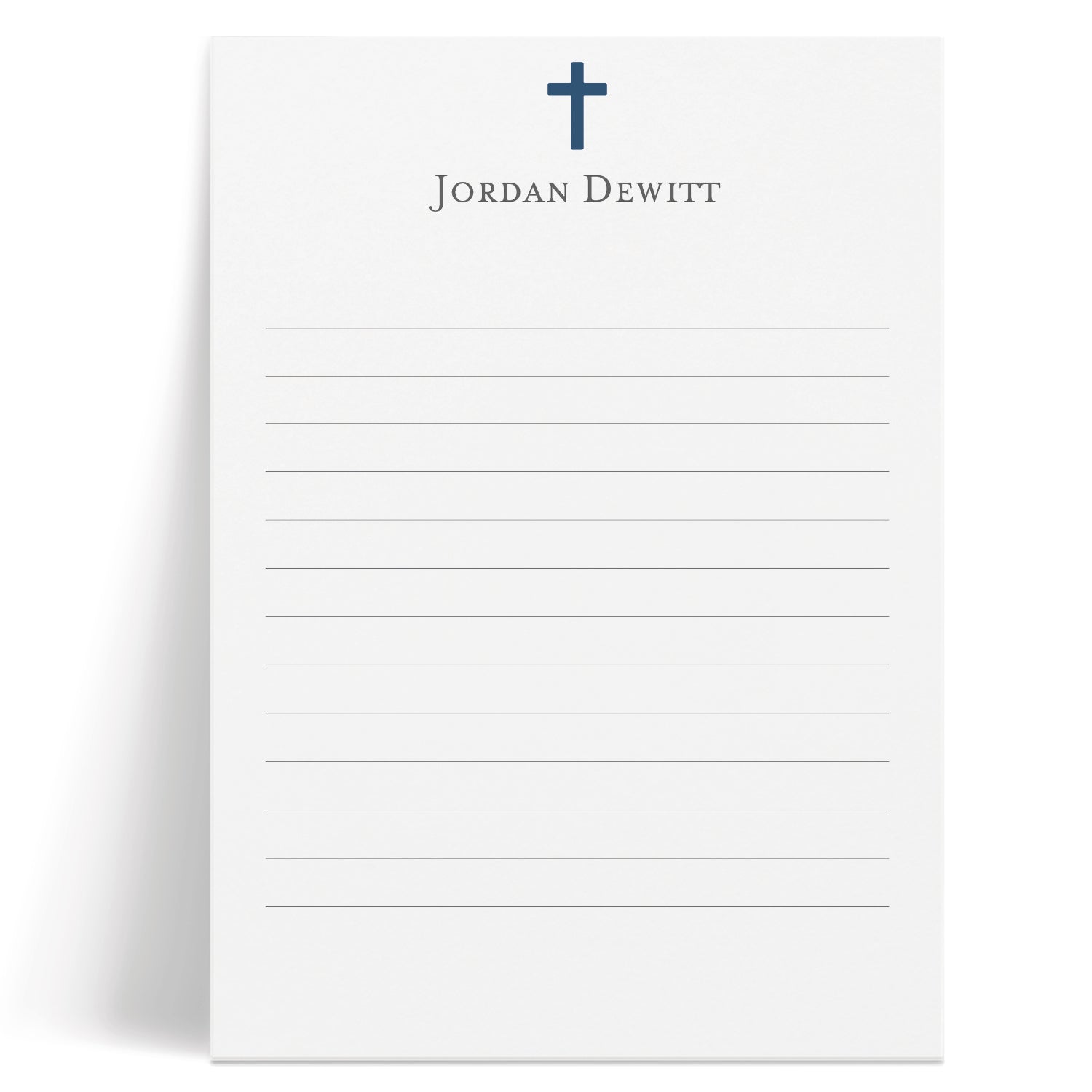 Grace | Personalized Religious Notepad | Curio Press