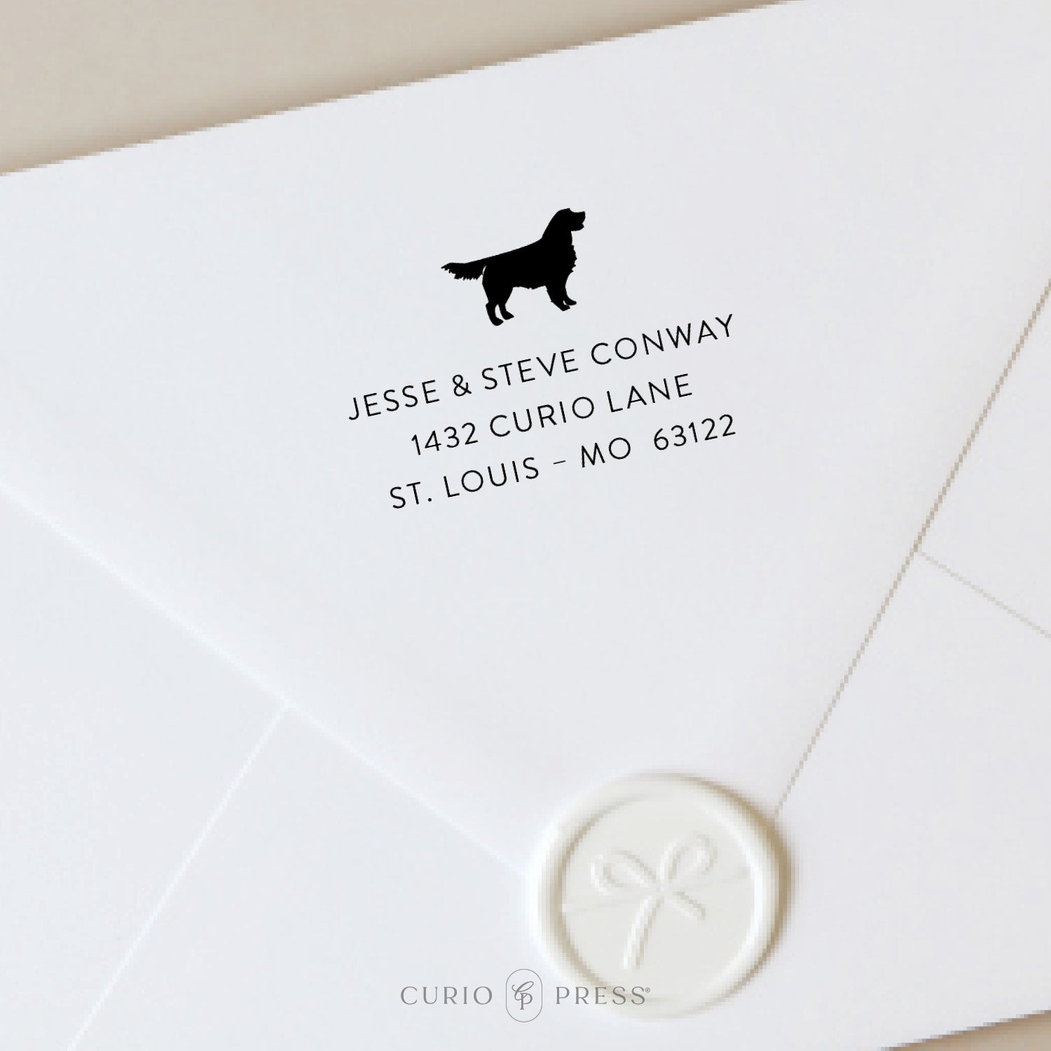 Custom Address Stamp No. 58 – Curio Press